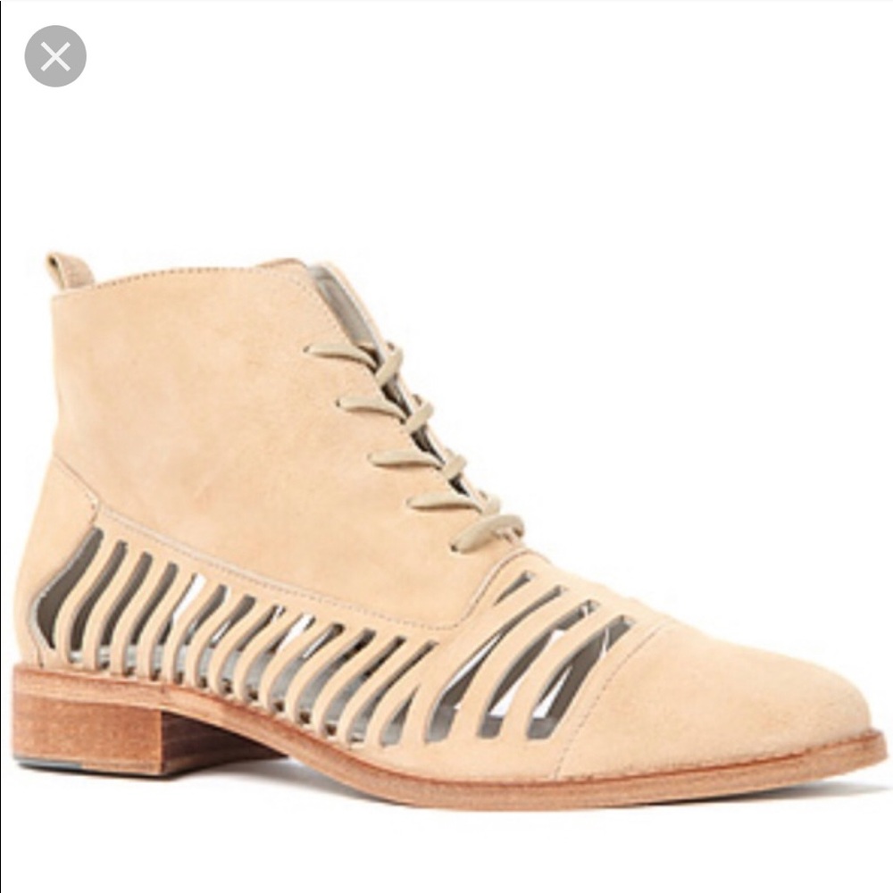 Plomo Yvonne Side Slit Suede Boots - Gem